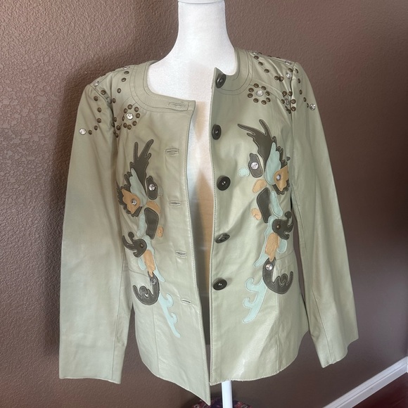 Pamela McCoy | Jackets & Coats | Pamela Mccoy Leather Jacket | Poshmark